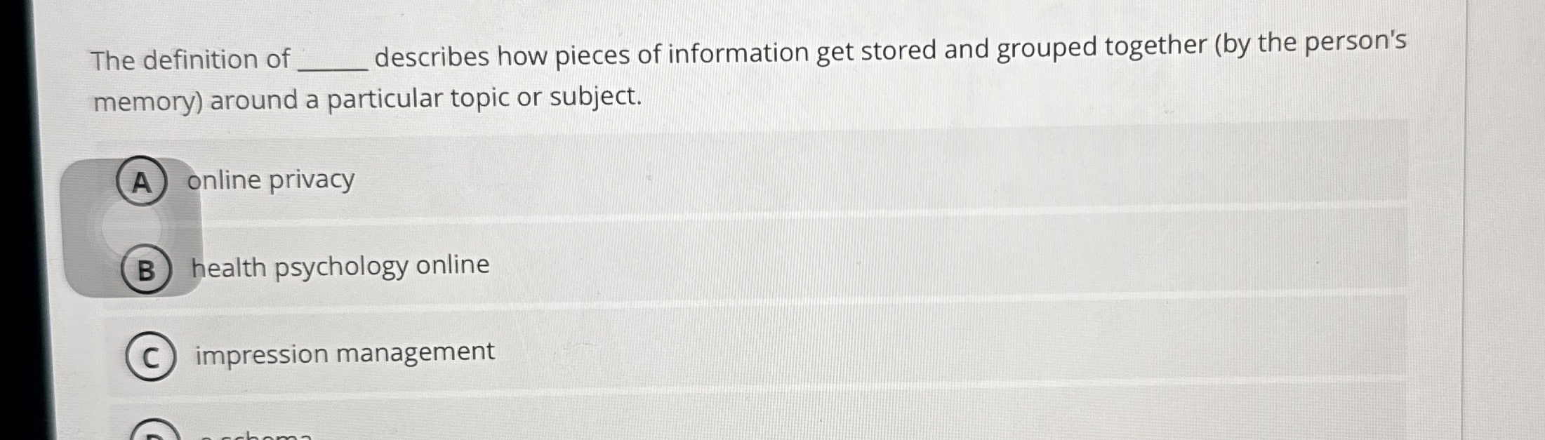 Solved The definition of q, ﻿describes how pieces of | Chegg.com
