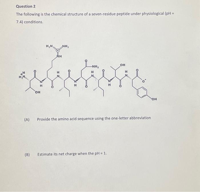 Solved The following is the chemical structure of a | Chegg.com