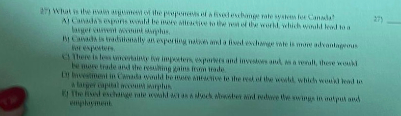 Solved What is the main argument of the proponents of a | Chegg.com