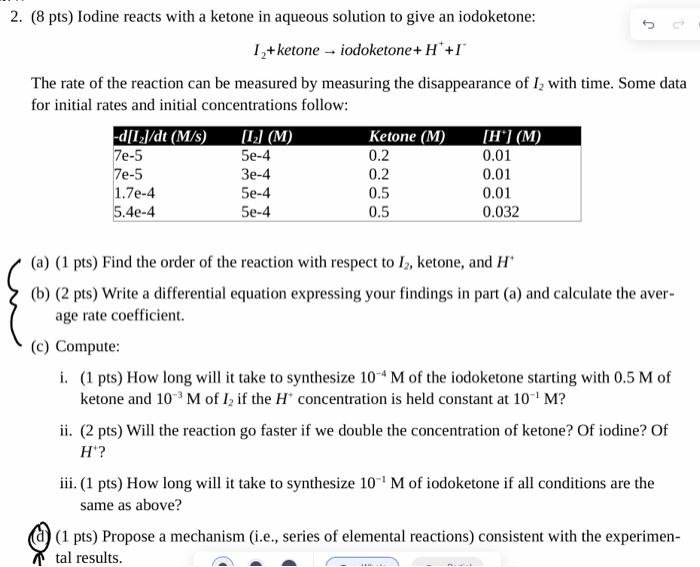 Solved Just do part d and please show work and write your | Chegg.com