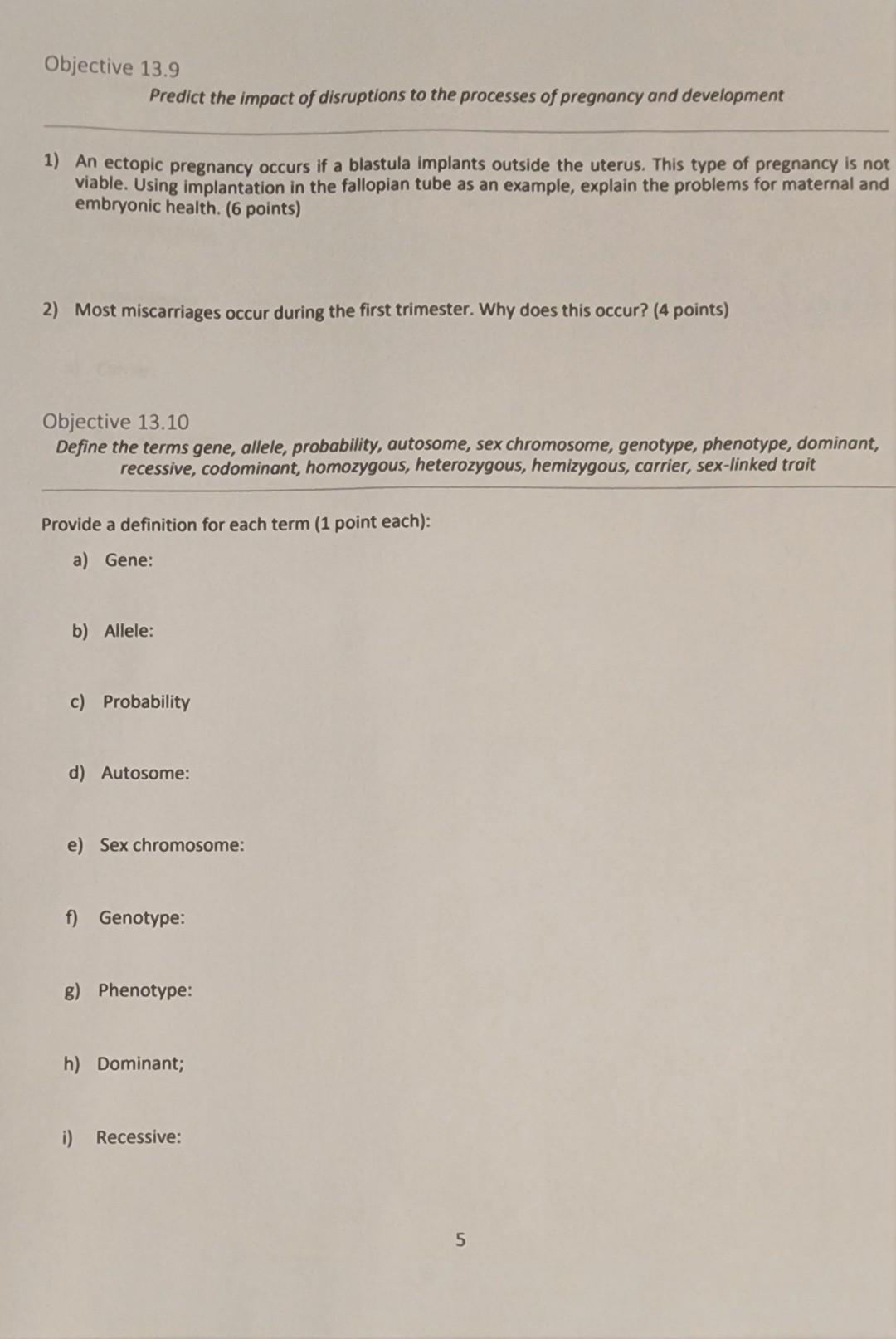 Solved Module 13 Objective Reflection Answer the following | Chegg.com