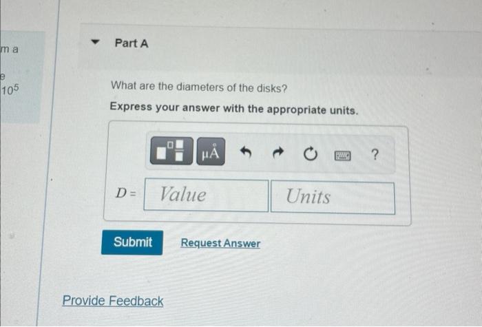 Solved Two identical closely spaced circular disks form a | Chegg.com