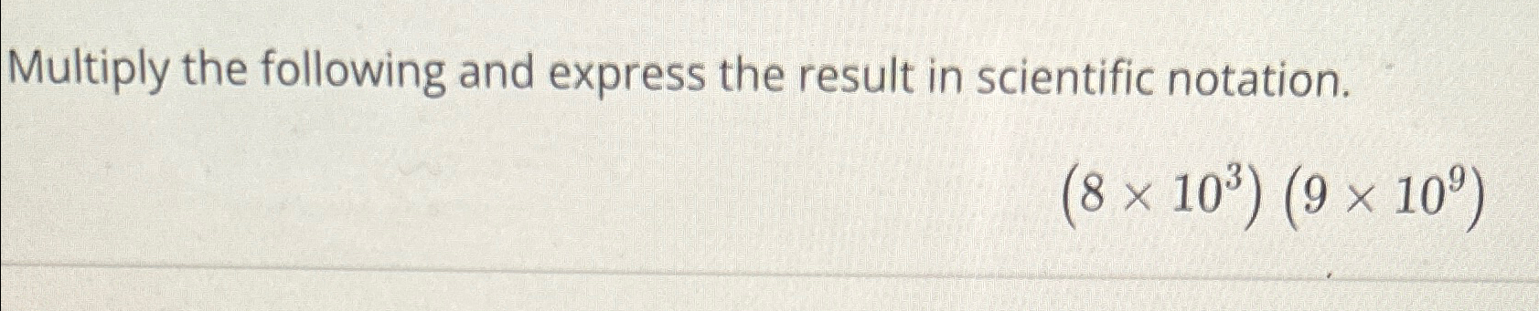 Solved Multiply the following and express the result in | Chegg.com