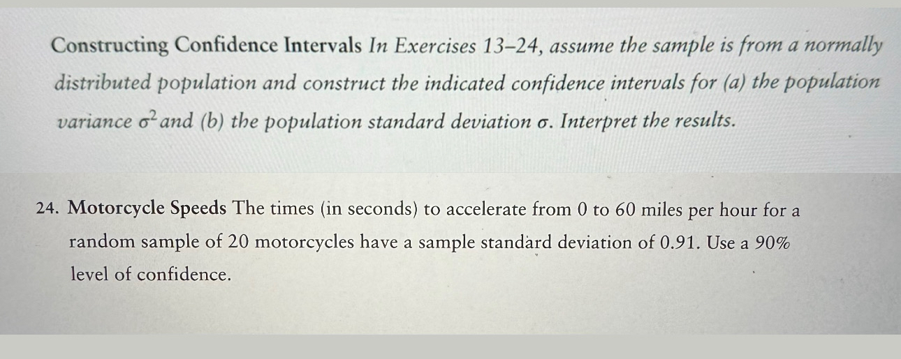 Solved Constructing Confidence Intervals In Exercises 13-24, | Chegg.com