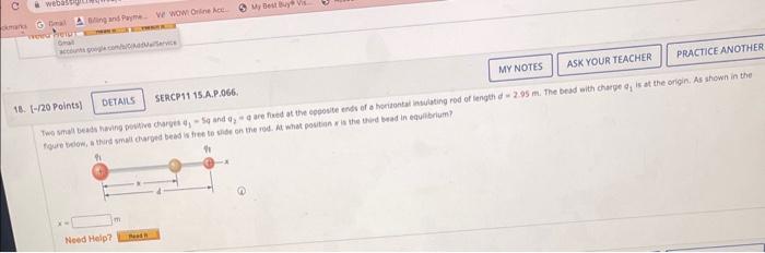 Solved 18. [-/20 points] SERCP11 15.A.P.066. | Chegg.com