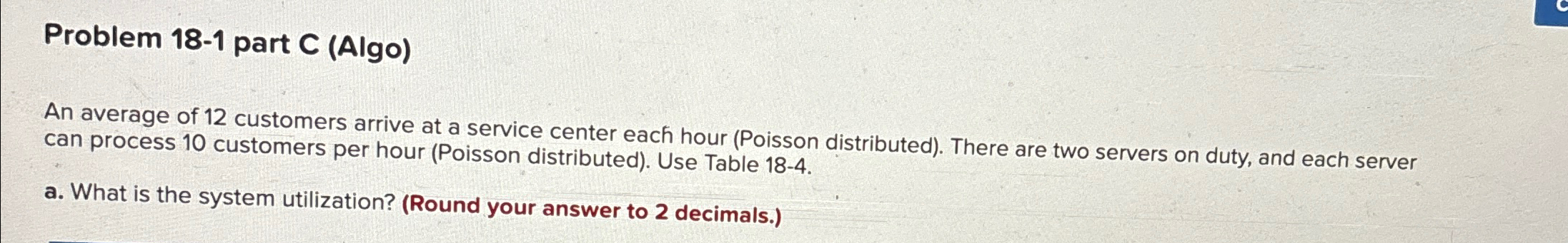 Solved Problem 18-1 ﻿part C (Algo)An average of 12 | Chegg.com