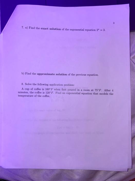 Solved Log 5 2 Write Logarithmic Statements In