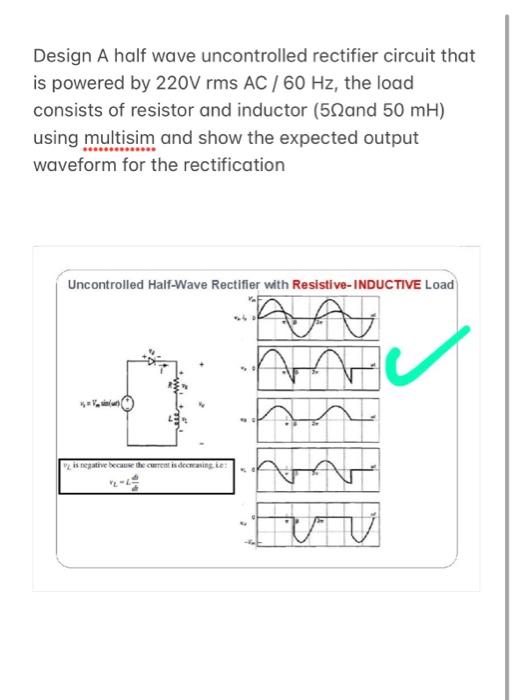 Solved PLEASE SOLVE IT USING MULTISIM! Power electronics. I | Chegg.com