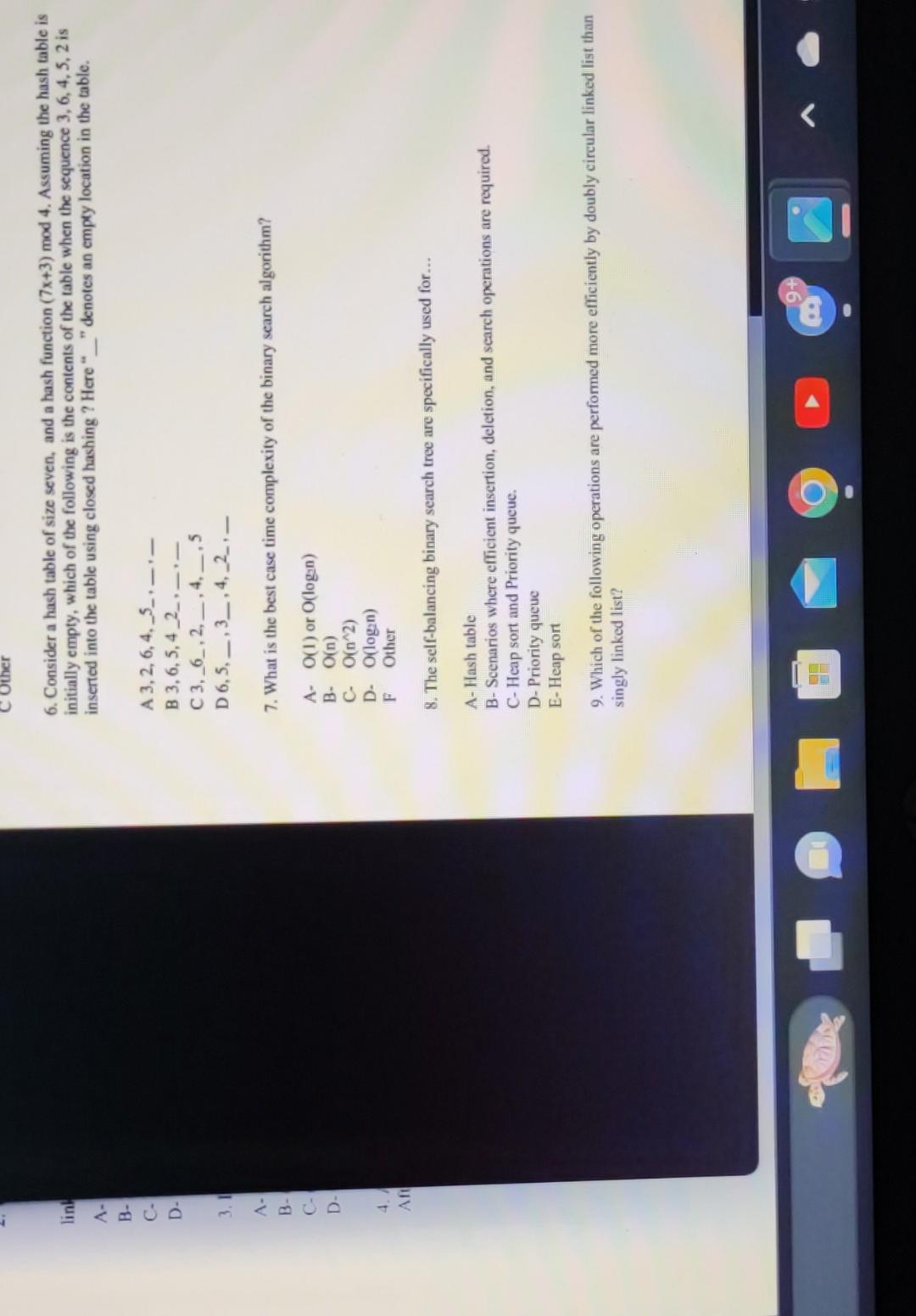 Solved 6. Consider a hash table of size seven, and a hash | Chegg.com Solved 6. Consider a hash table of size seven, and a hash | Chegg.com