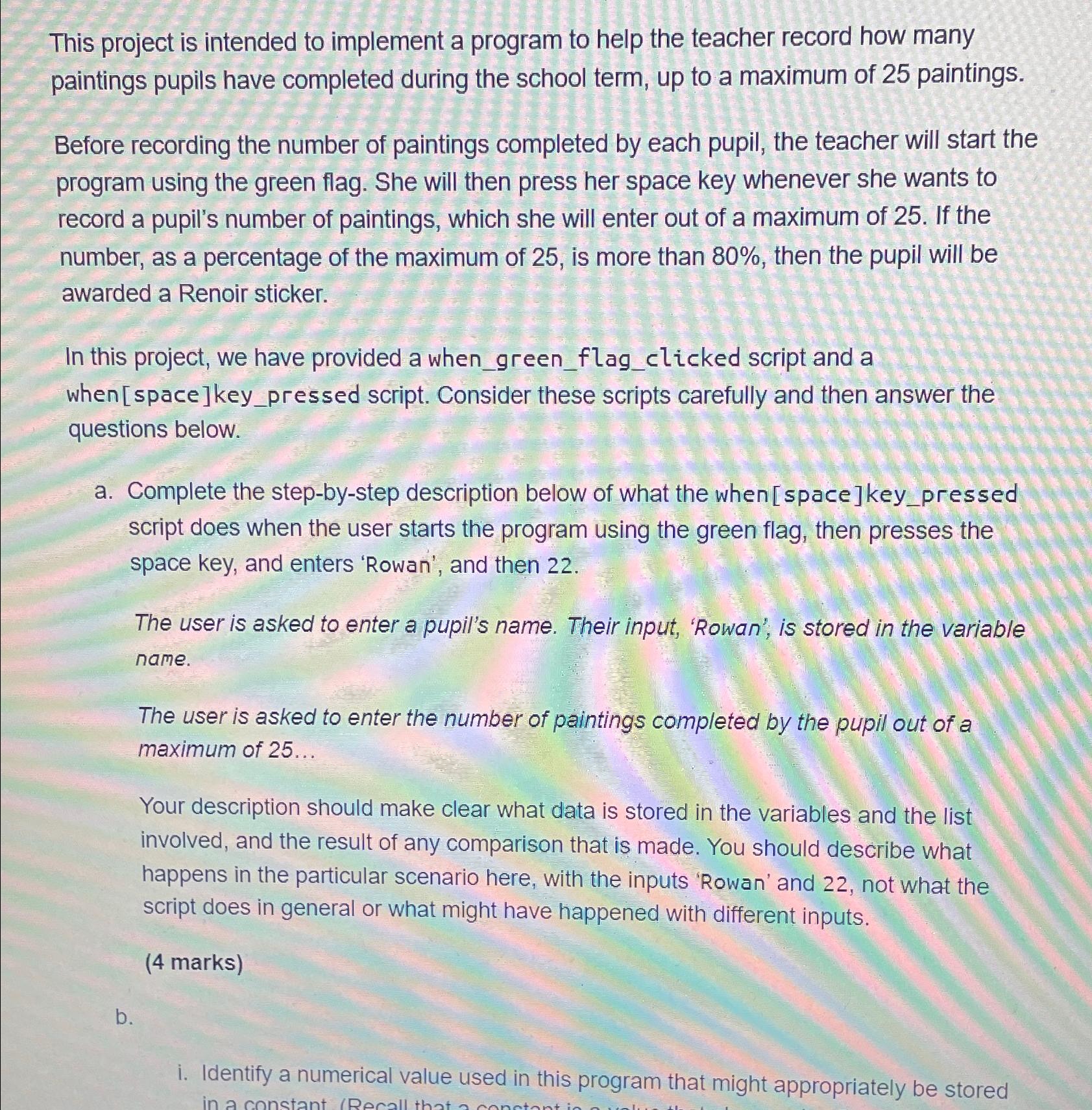 Solved This project is intended to implement a program to | Chegg.com