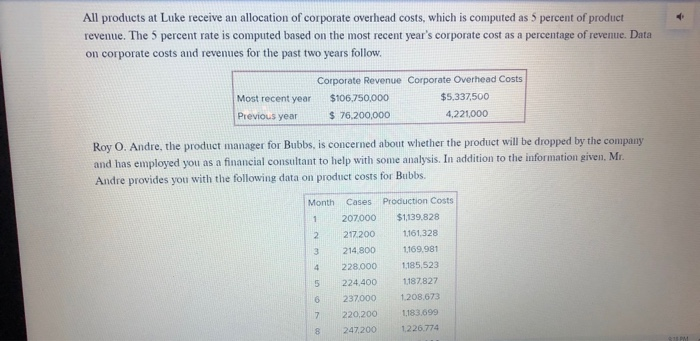 Solved Integrative Case 5-72. Cost Estimation, CVP Analysis, | Chegg.com