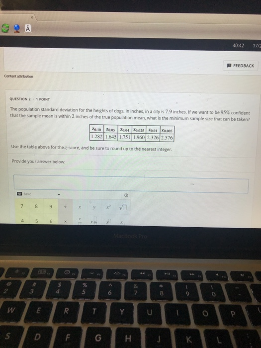 Solved 40:42 1772 FEEDBACK Content attribution QUESTION 2. 1 | Chegg.com