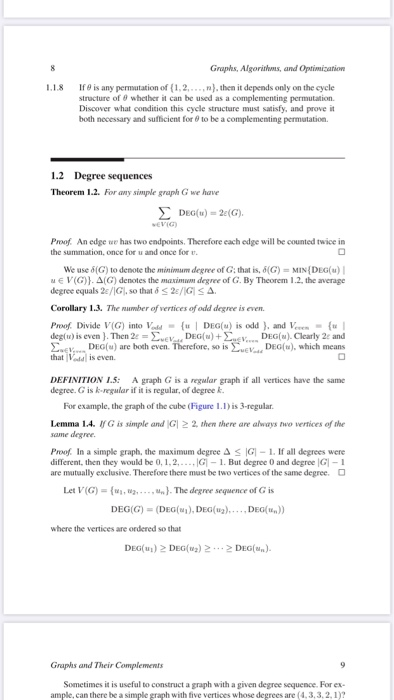 Solved 1.2.2 We know that a simple graph with n vertices has | Chegg.com