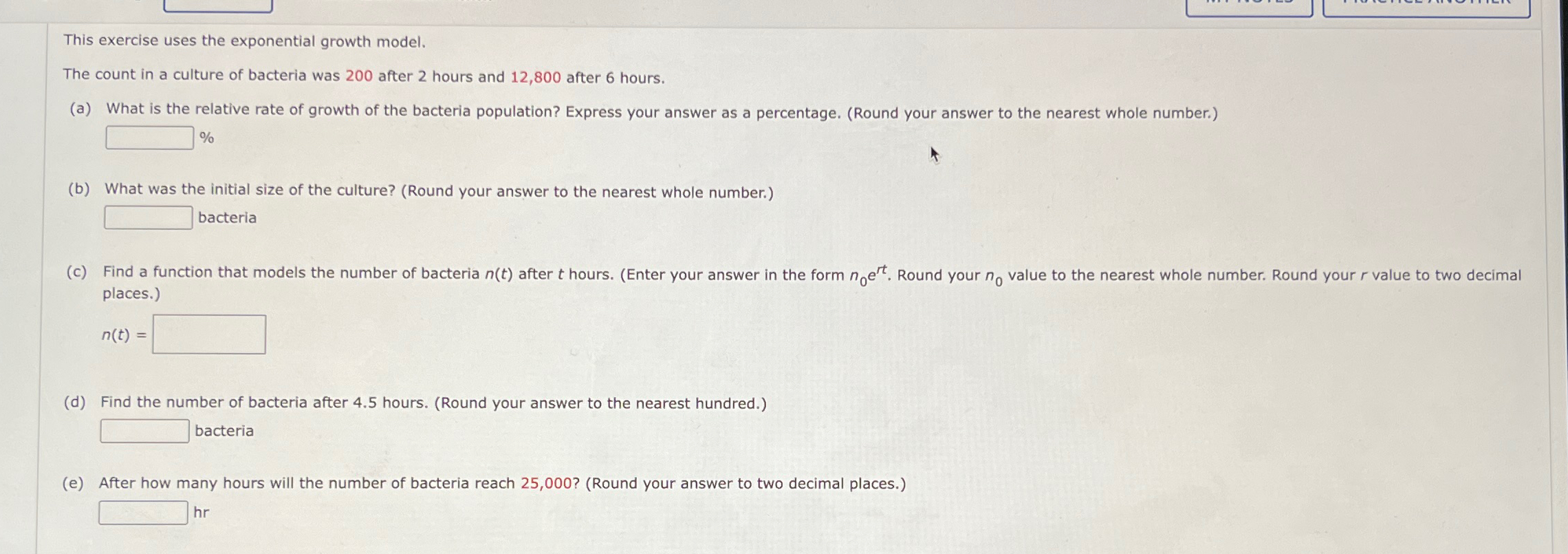 Solved This exercise uses the exponential growth model.The | Chegg.com