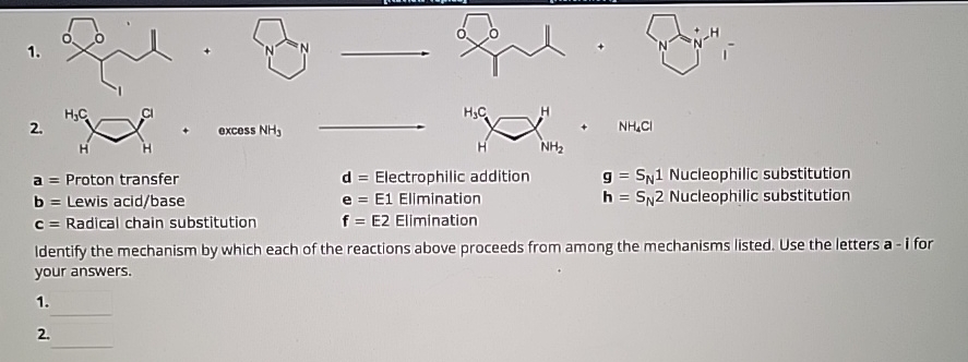 Solved excess NH3 q, +NH4Cla= ﻿Proton transferd= | Chegg.com