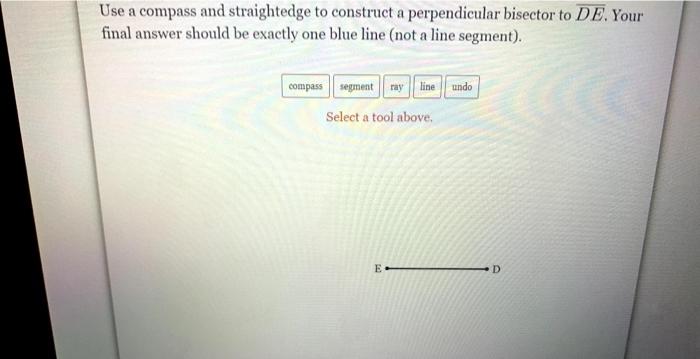 Solved Use a compass and straightedge to construct a | Chegg.com