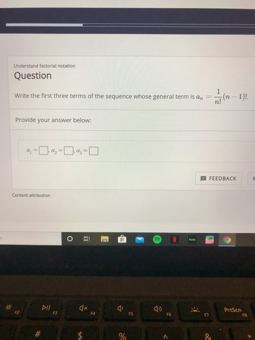 Solved Understand factorial notation Question Write the | Chegg.com