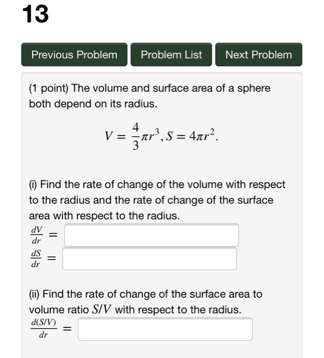 Solved Previous Problem Problem List Next Problem (1 point) | Chegg.com