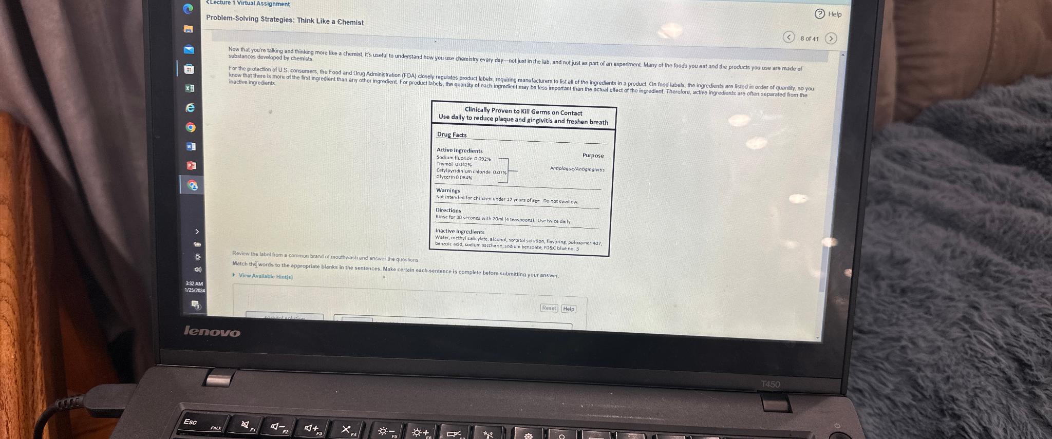 Solved Problem-Solving Strategies: Think Like a Chemist(?) | Chegg.com