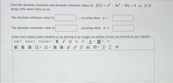 Solved Use the derivative of the function shown below to | Chegg.com
