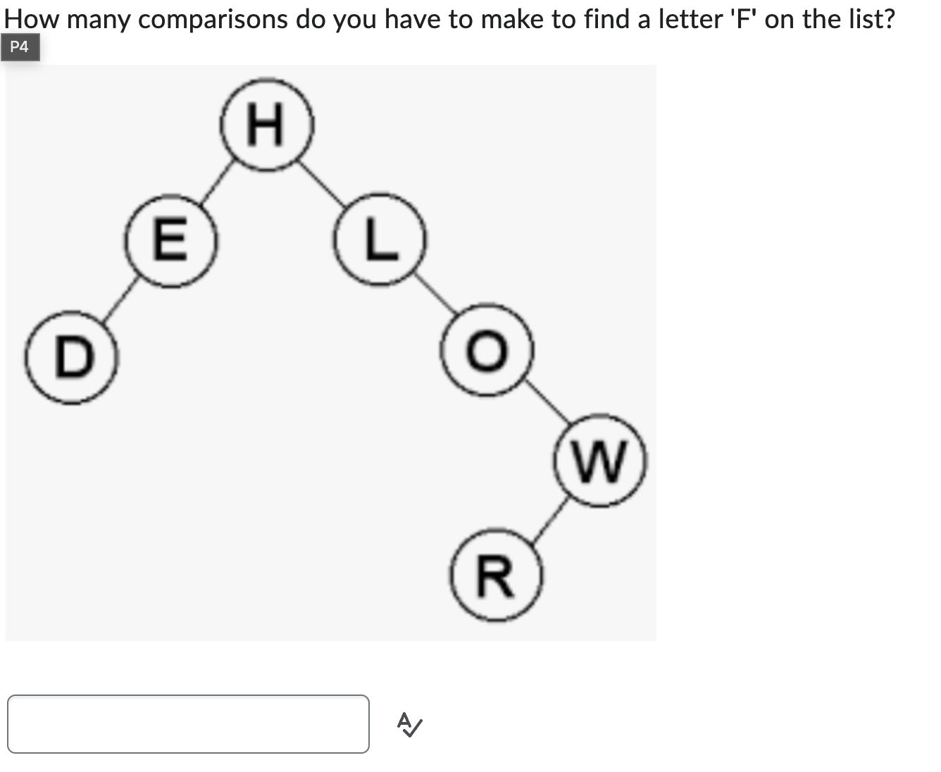 Solved How many comparisons do you have to make to find a | Chegg.com