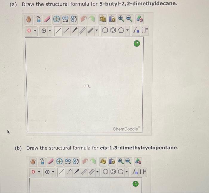 Solved (a) Draw the structural formula for 5 | Chegg.com