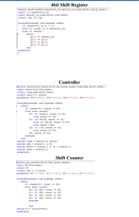 Solved 4-bit Multiplier For the multiplier diagram below, | Chegg.com