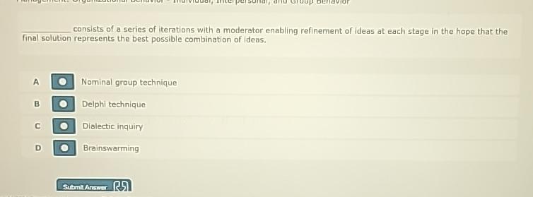 Solved consists of a series of iterations with a moderator | Chegg.com
