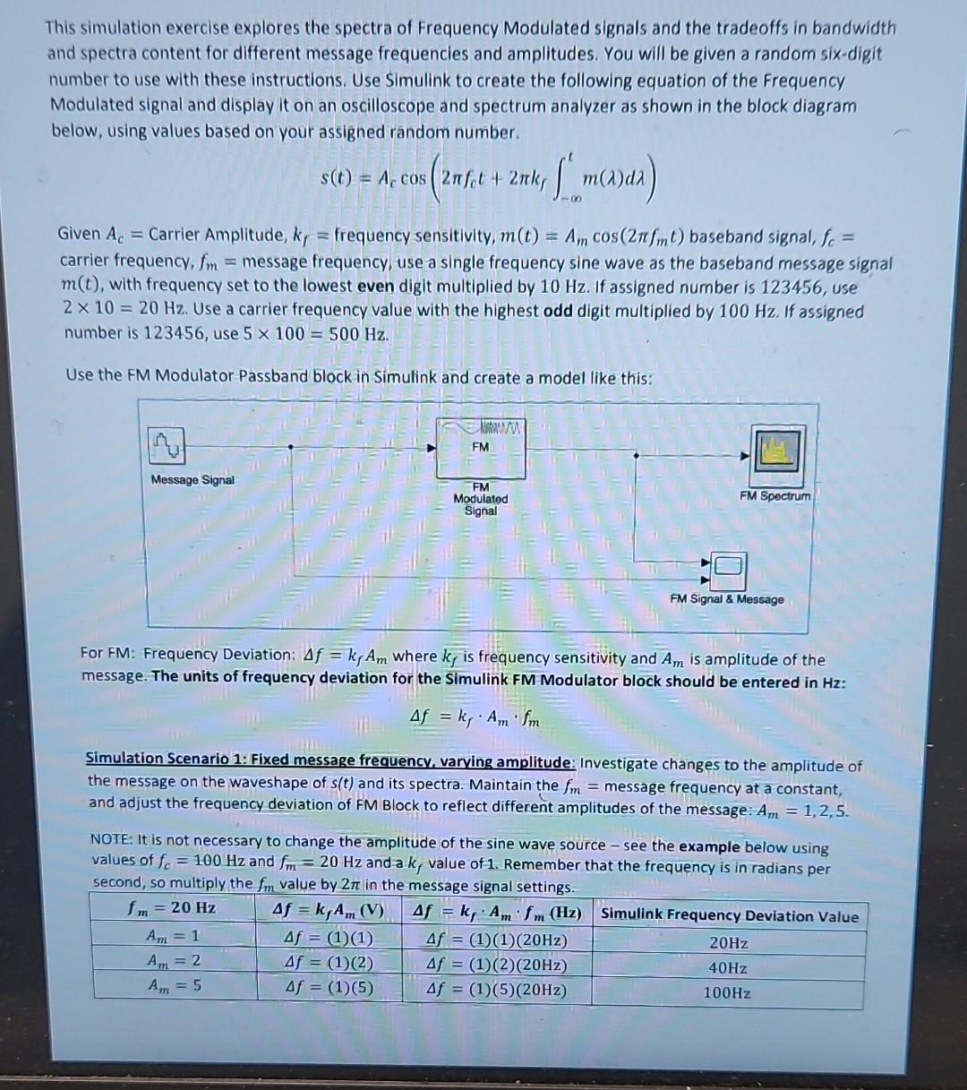 Solved This simulation exercise explores the spectra of | Chegg.com