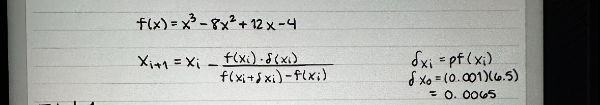 Solved A function is given as,Start with initial guess , | Chegg.com