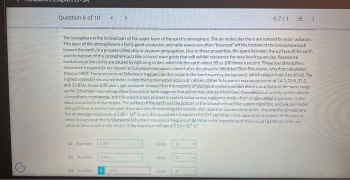 Solved The ionosphere is the ionized part of the upper layer | Chegg.com