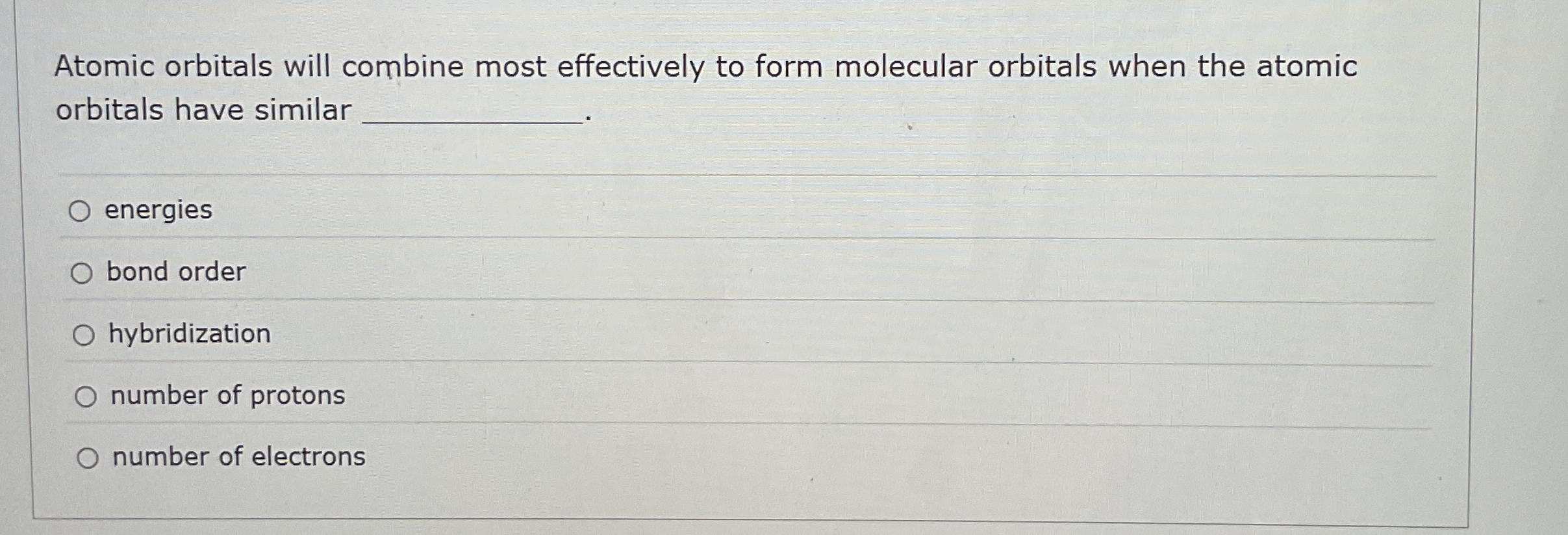 Solved Atomic Orbitals Will Combine Most Effectively To Form