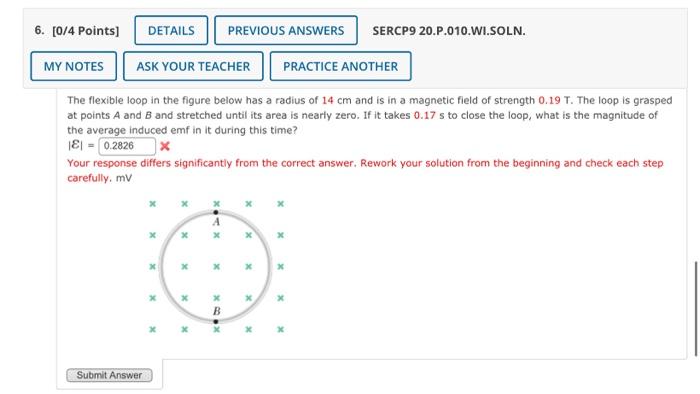 Solved The flexible loop in the figure below has a radius of | Chegg.com