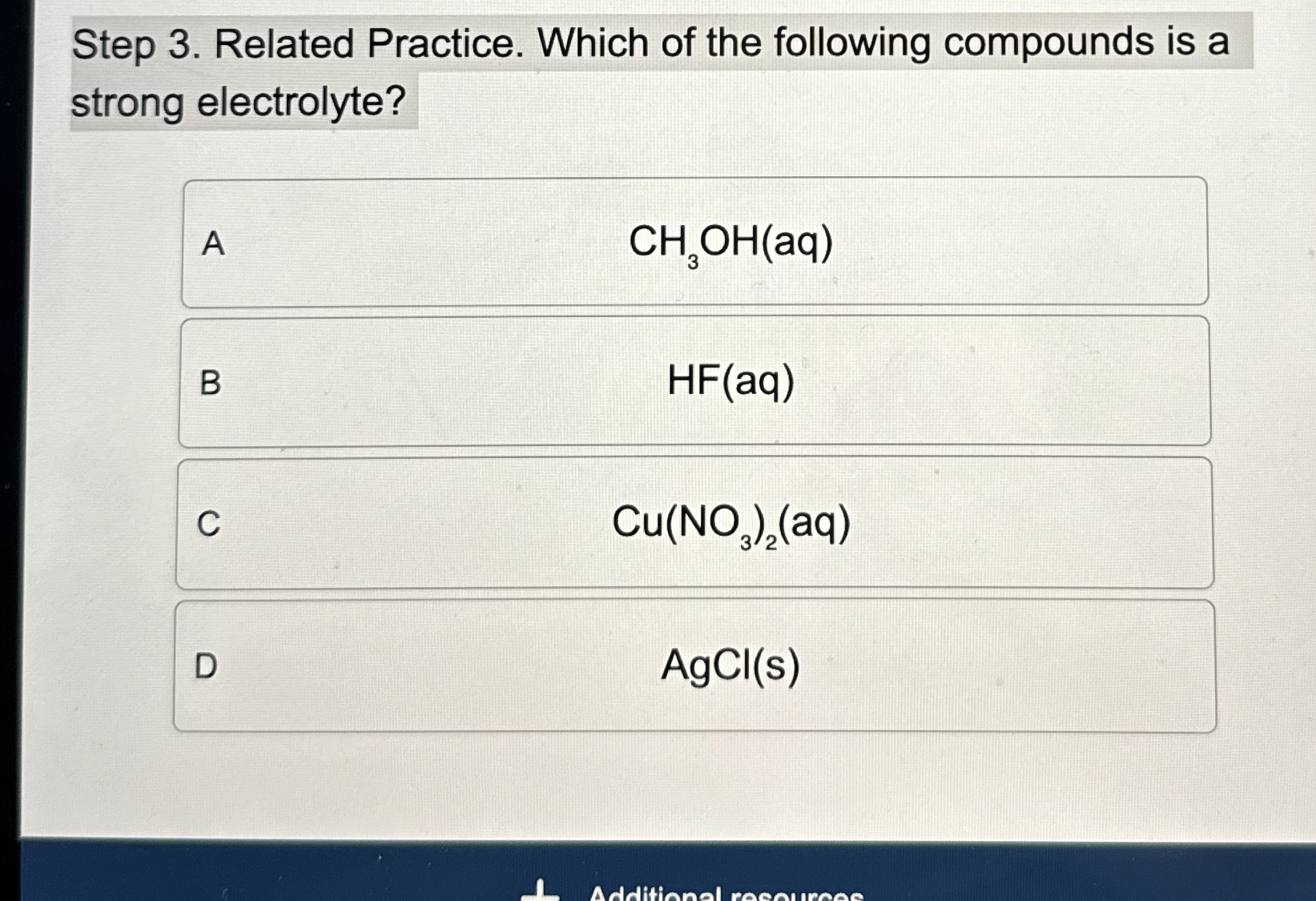 Solved Step 3. ﻿Related Practice. Which of the following | Chegg.com