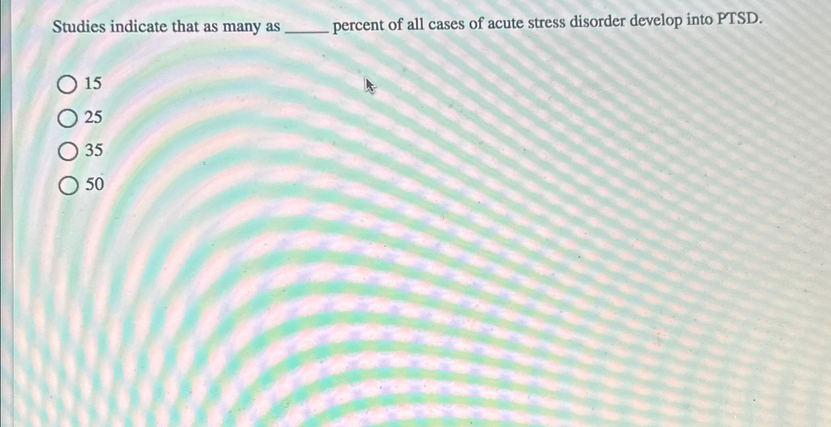 Solved Studies indicate that as many aspercent of all cases | Chegg.com