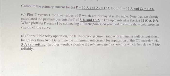 Solved 2. A CO-8 relay with a current tap setting of 5 | Chegg.com