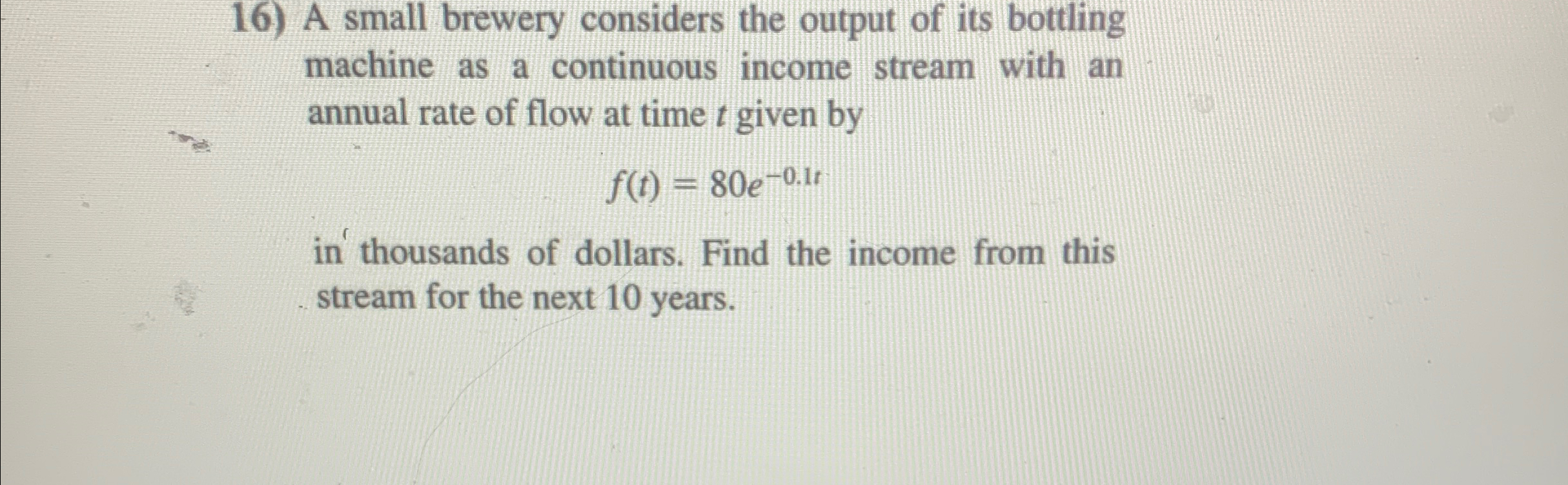 Solved A small brewery considers the output of its bottling | Chegg.com