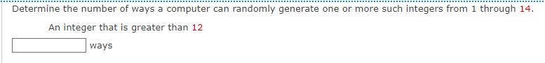 Solved Determine the number of ways a computer can randomly | Chegg.com