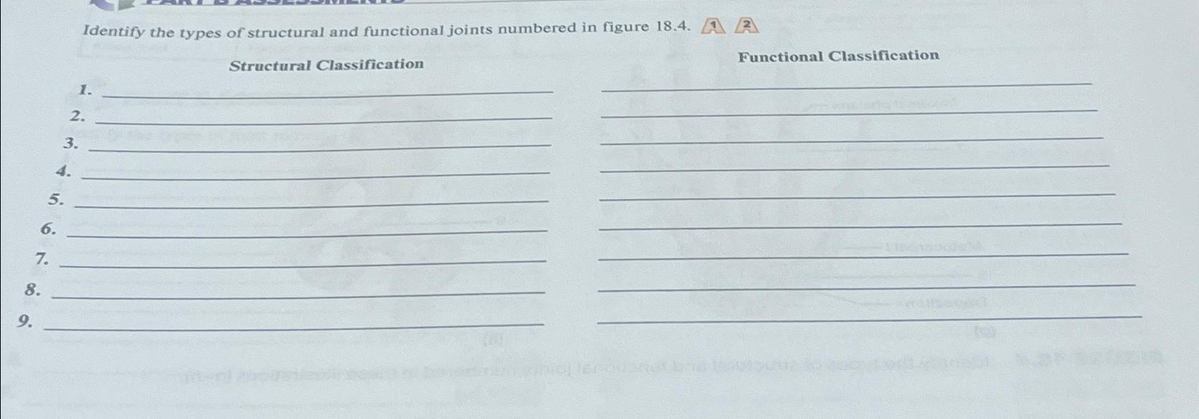 Identify The Types Of Structural And Functional
