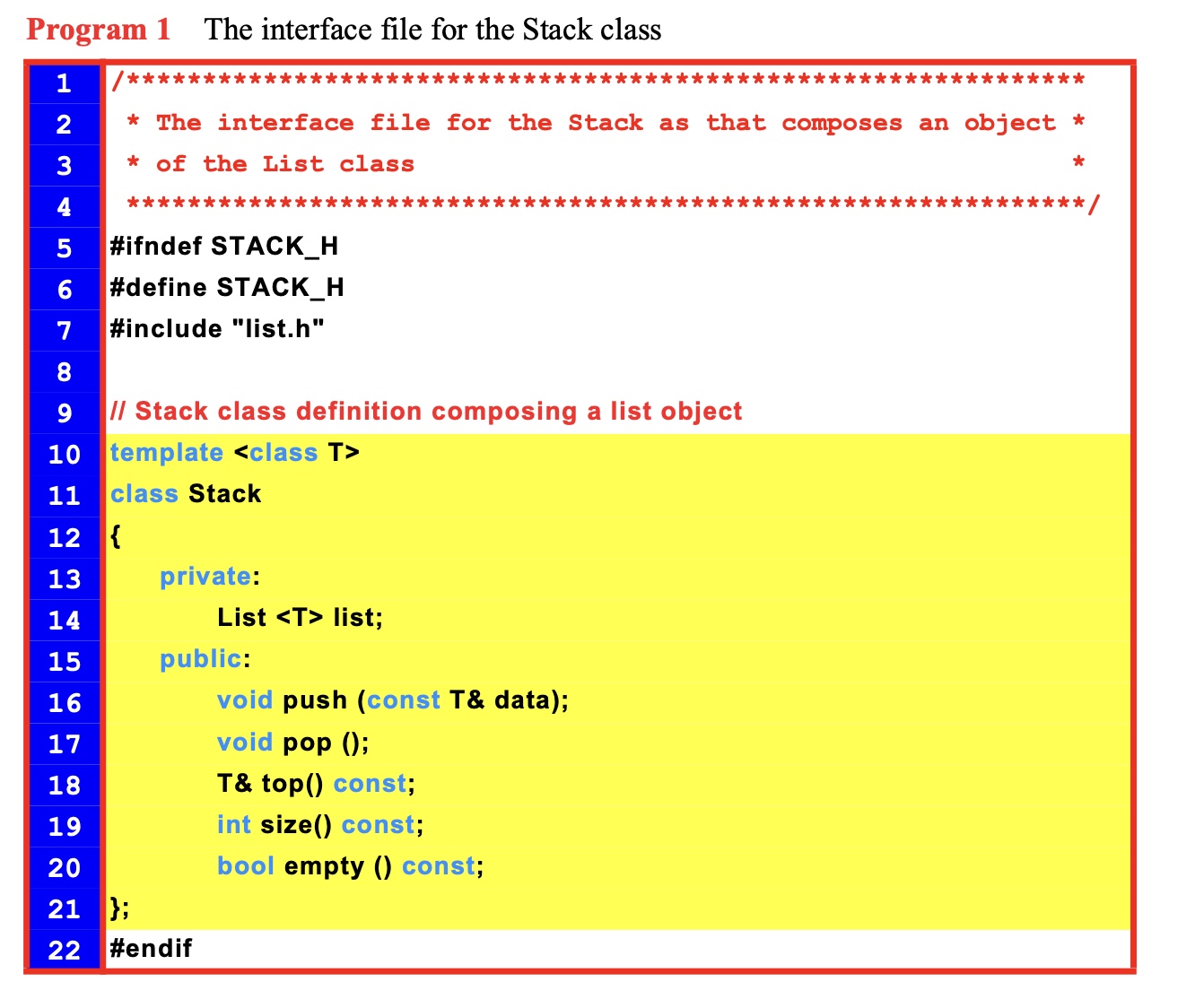 Solved Rewrite the interface file, the implementation file, | Chegg.com