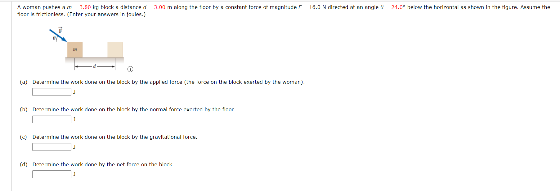 Solved floor is frictionless. (Enter your answers in | Chegg.com