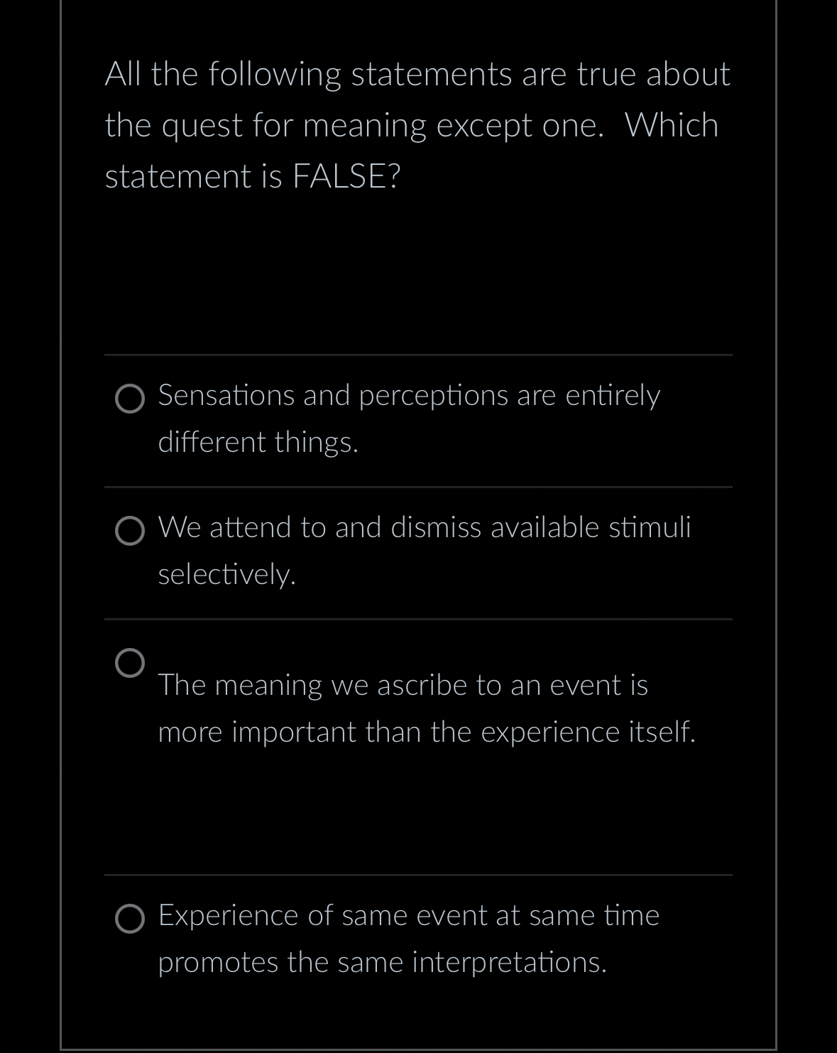 Solved All the following statements are true about the quest | Chegg.com