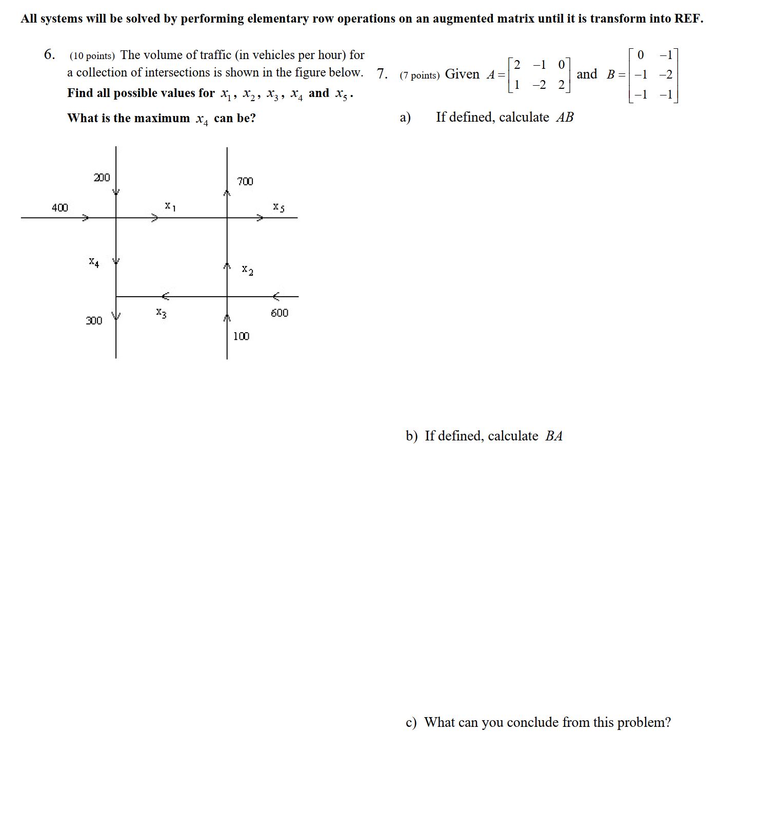 Solved All systems will be solved by performing elementary | Chegg.com
