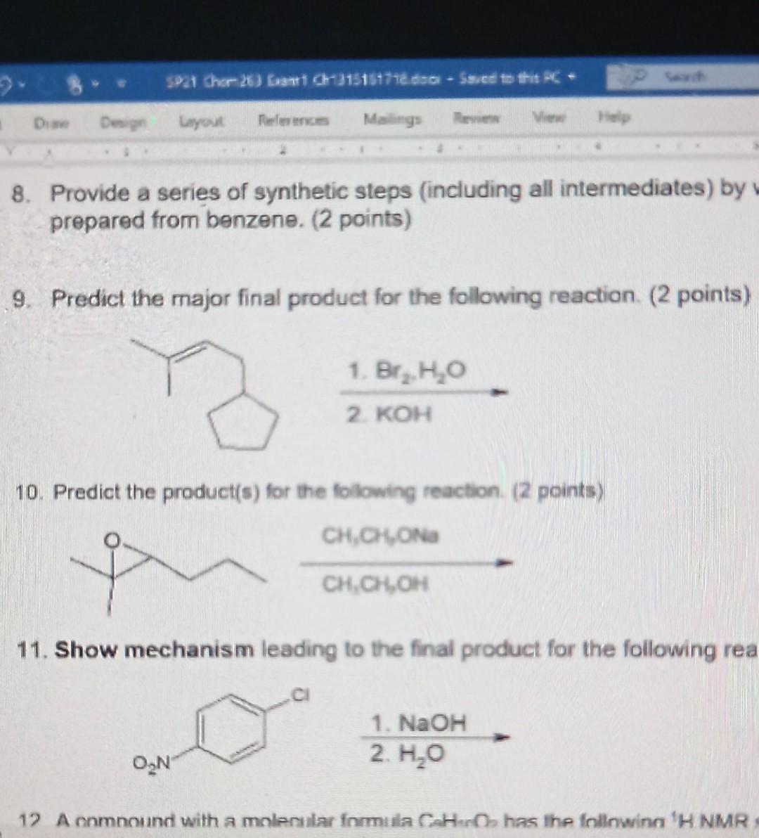 Solved $21 Chor 203 12441 CH 315151798 - Sve to this RC Dei | Chegg.com