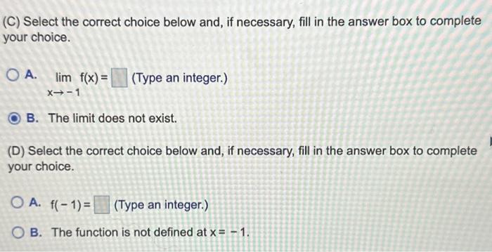 Solved (B) Select the correct choice below and, if | Chegg.com