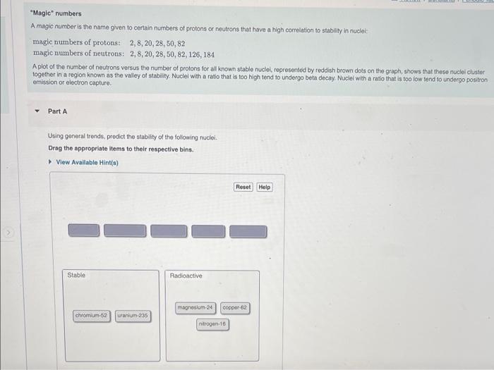 Solved "Magic" numbers A magic number is the name given to | Chegg.com