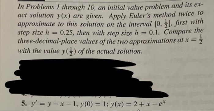 Solved In Problems 1 through 10 , an initial value problem | Chegg.com