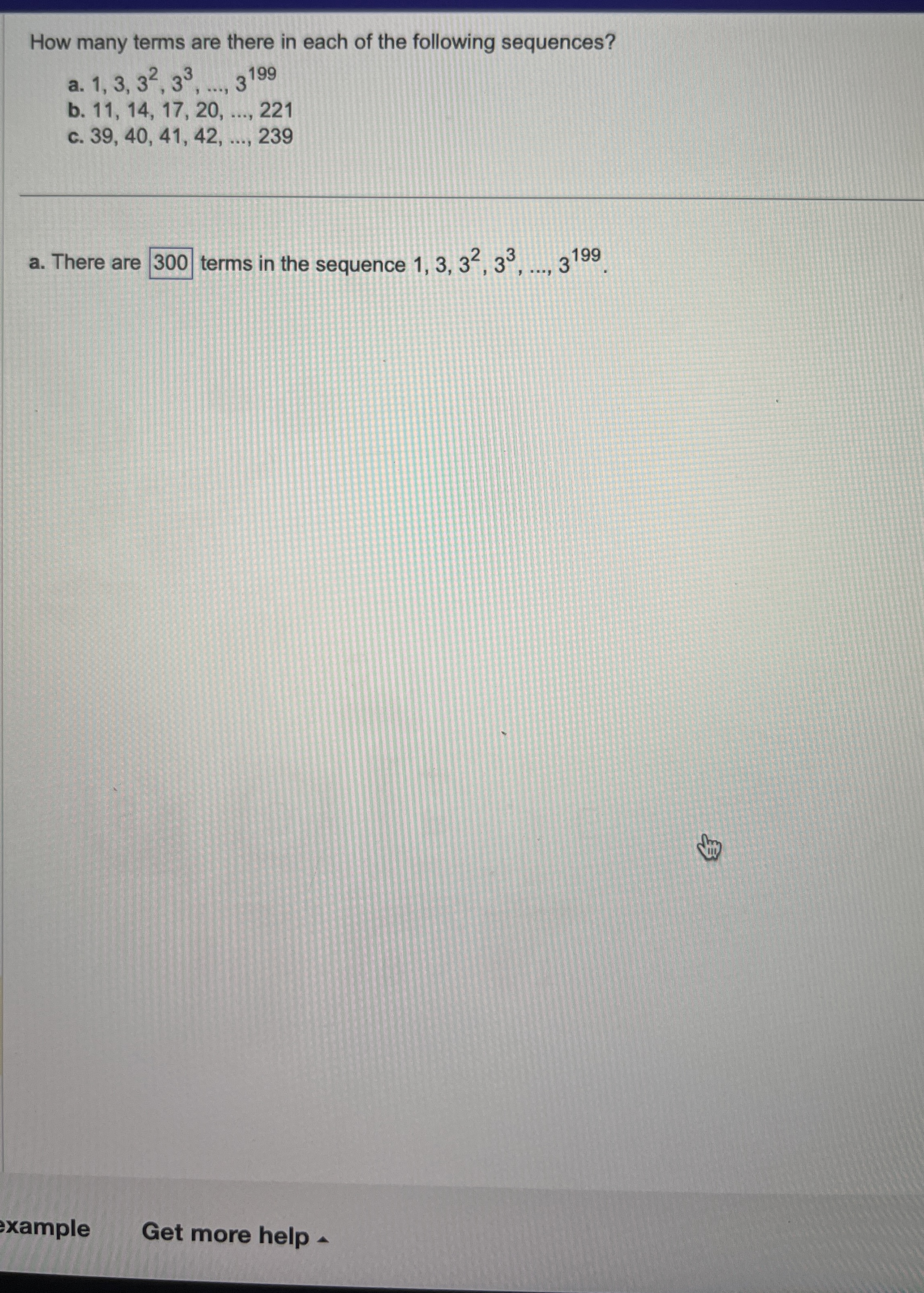 Solved How many terms are there in each of the following | Chegg.com