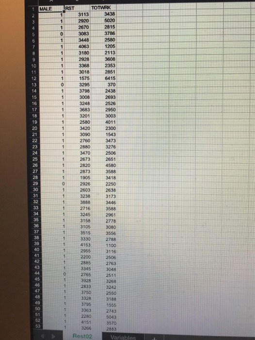 7. Run the correlation matrix between the two | Chegg.com
