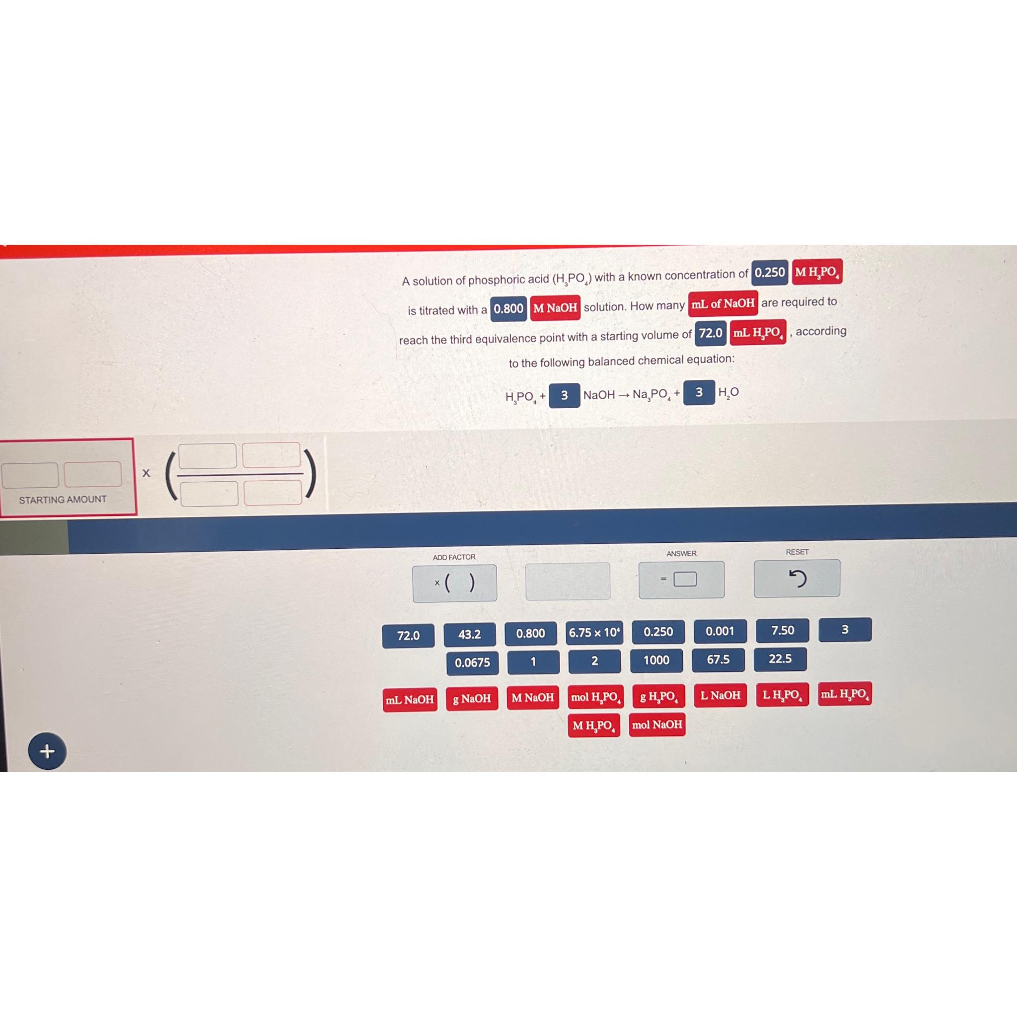 Solved Sumbit answer with format starting amount blank x ( | Chegg.com